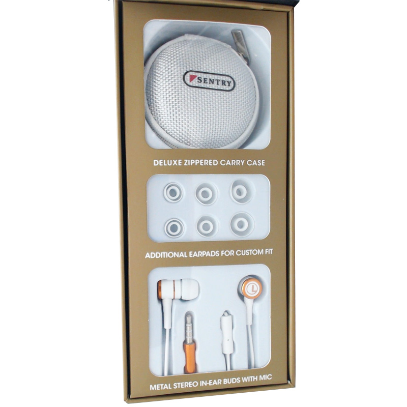Sentry Gold Pro Metal Earbuds w/ In-Line Mic and Deluxe Case - 13 Deals