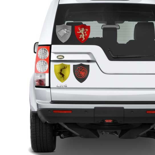 Game Of Thrones Noble Houses Sigils - Repositional Wall Clings and ...