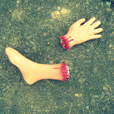 13 Deals - Gory Severed Hand and Foot Set - Ships Free!