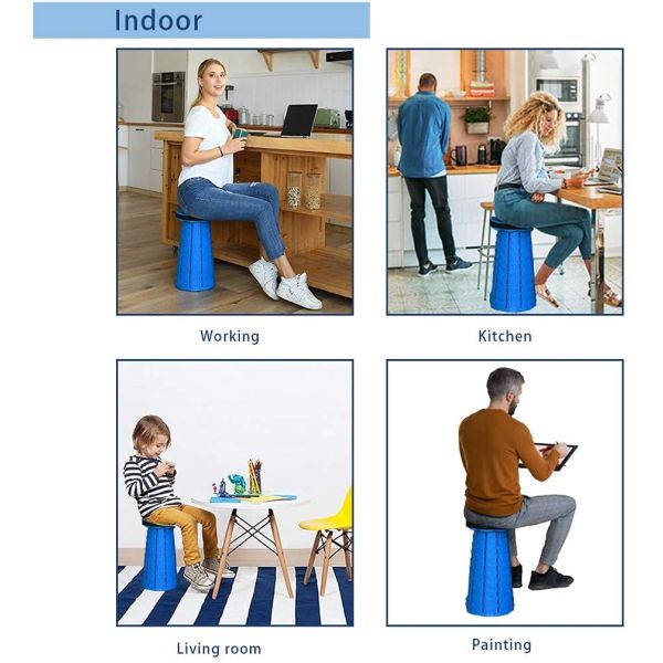 Collapsible "Sit Anywhere" Stool - This thing is awesome! Easy to carry ...