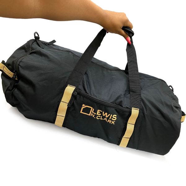 CLEARANCE - Lewis N Clark Barrel Duffle Bag Self Packable Packaway ...