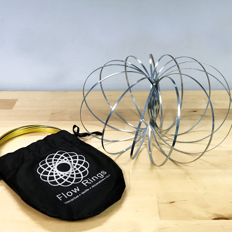 SEE THE VIDEO! Flow Ring Kinetic Toy - Flows Up and Down Your Arms Like ...