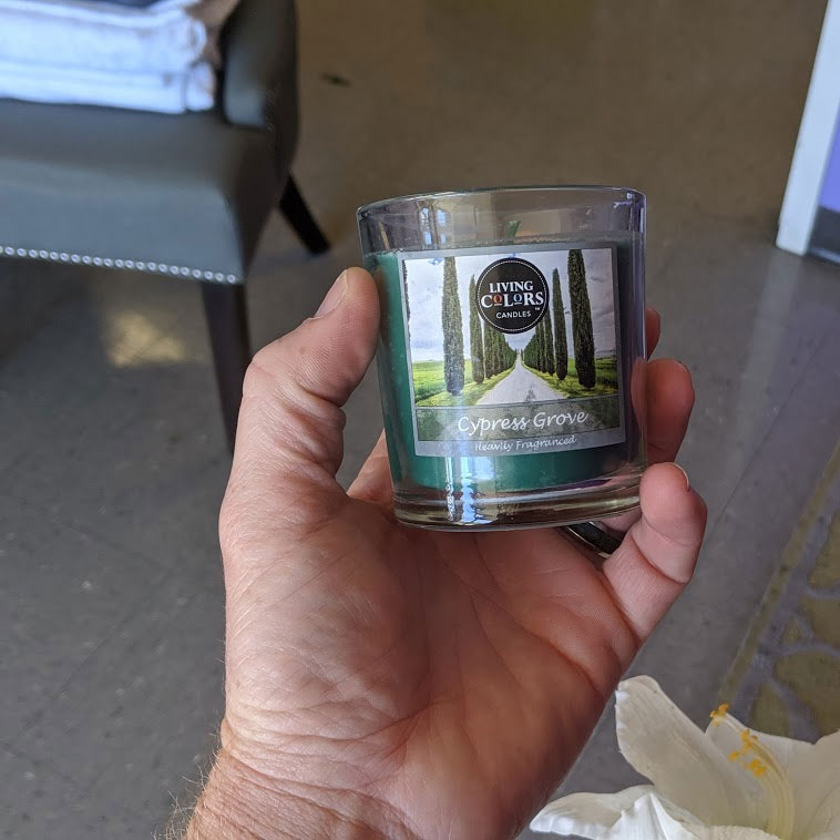 4 Pack of Candles by Living Color Candles - Your Choice of Cypress ...