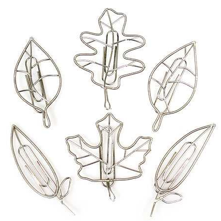 Doodles Hand-tied Wired Leaf Clips - Package of 6 - 13 Deals