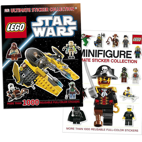 Lego Ultimate Sticker Collection Books - Star Wars or Mini Figure - 13 ...