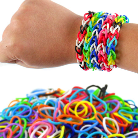 900 Pack of Colorful Loom Bands! - Endless Possibilities! - 13 Deals