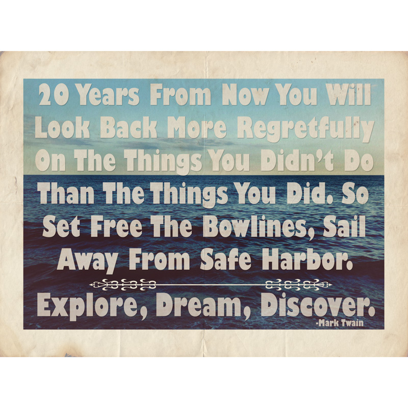 Mark Twain Quote - POSTER (2 sizes available) OR Canvas - SHIPS FREE ...