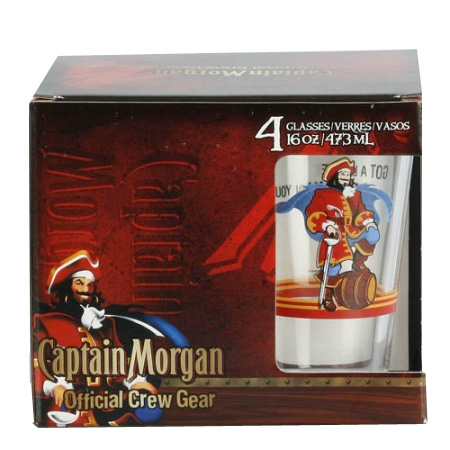 Captain Morgan 4 Piece Pint Glass Set - 13 Deals