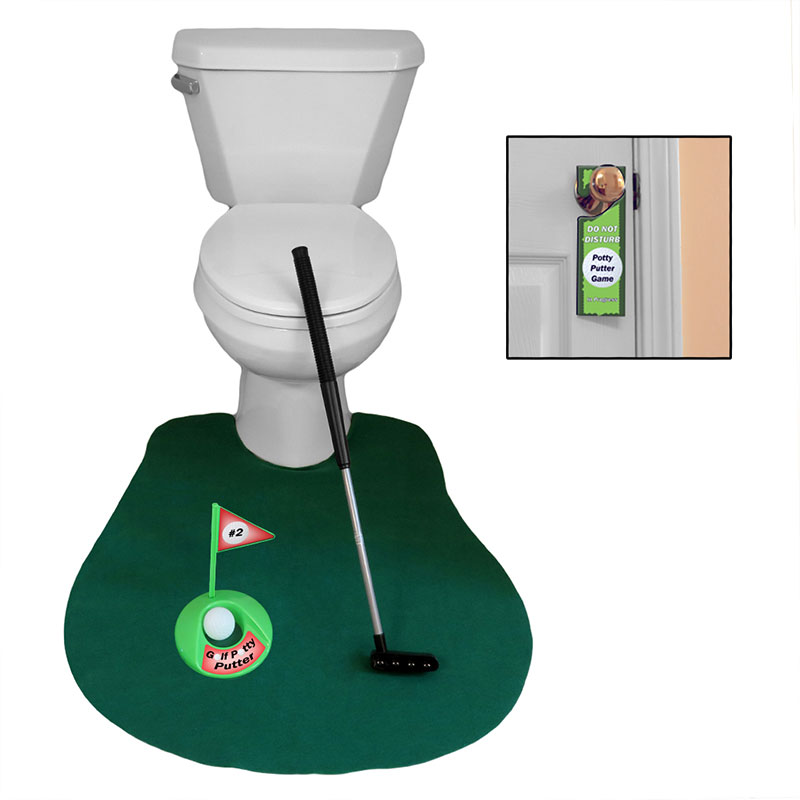 Potty Putter Toilet Time Golf Game - GREAT for Father's Day! SHIPS FREE ...