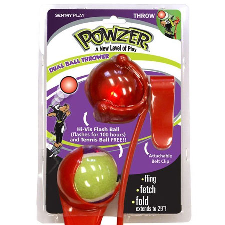 Powzer Dual Ball Thrower - SHIPS FREE! - 13 Deals