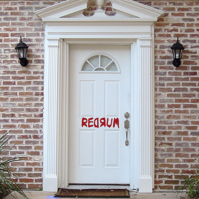 REDRUM - The Shining Inspired Repositionable Wall Cling - Use Year ...