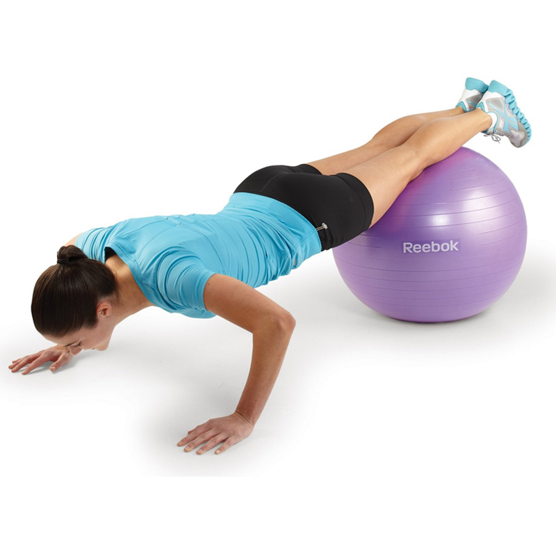 13 Deals - Reebok Weighted Stability Ball w/ Workout DVD - 3 Sizes ...