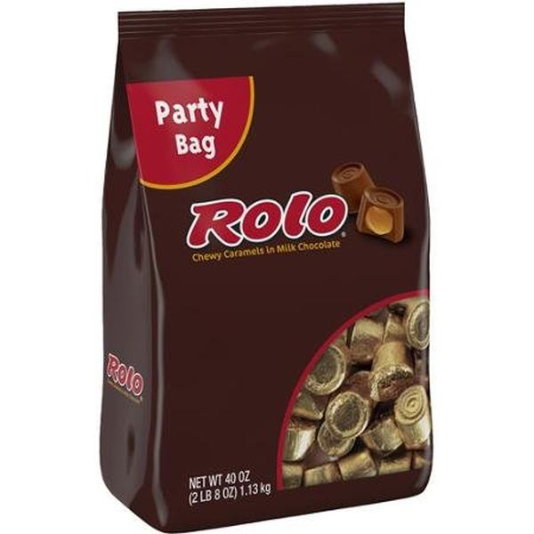 2 BIG Bags of Rolo Chewy Caramels in Milk Chocolate Candy - 40 oz Per ...