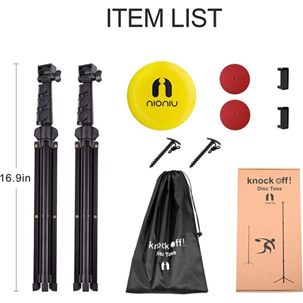 Knock Off! Disc Toss Game - Super easy to set up and play, but tons of ...