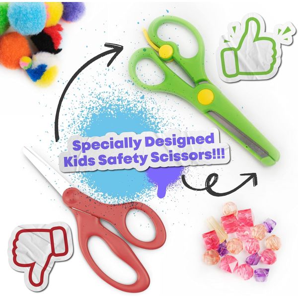 1000+ Piece Arts & Crafts Kit - Creative Supplies Set for Ages 4 to 100 ...