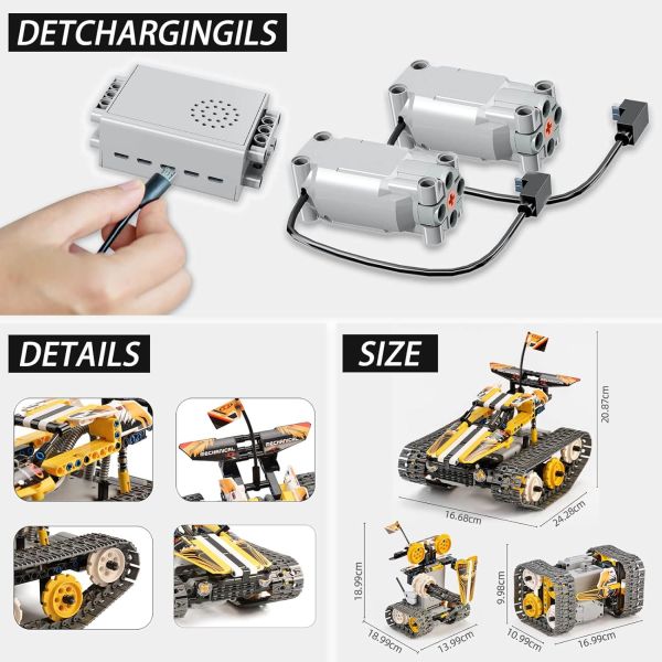 STEM Remote Control Building Kit - Build Your Own RC Car & Robot! - 3 ...