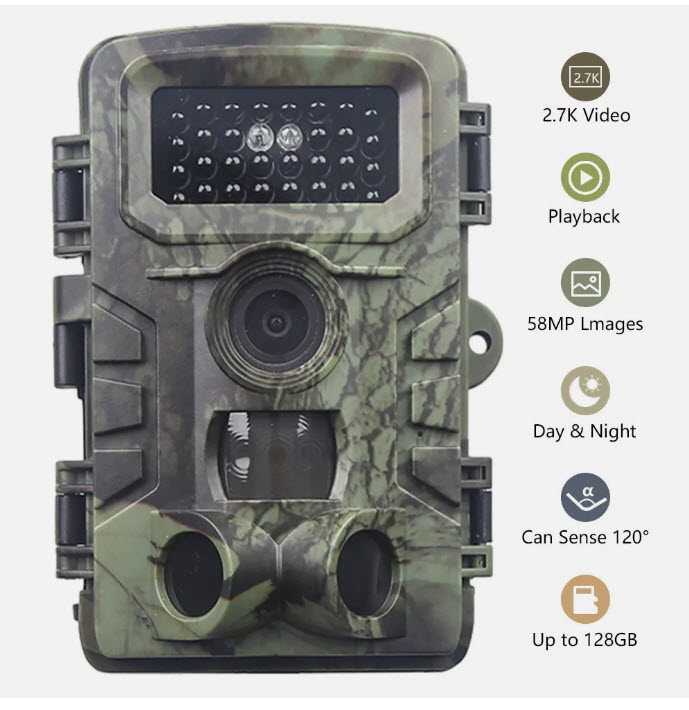High-definition Wildlife Outdoor Infrared Camera With Screen - Motion ...