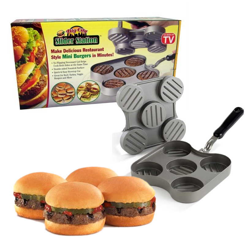 Big City Slider Station - Make Your Own Mini Burgers! As Seen on TV ...