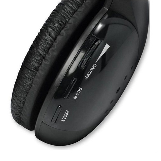 Sonic IQ Wireless Headphones - 6 Functions - Listen to TV & Music ...