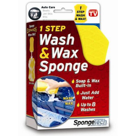 2 Pack Spongetech Car Wash and Wax Sponge - 13 Deals