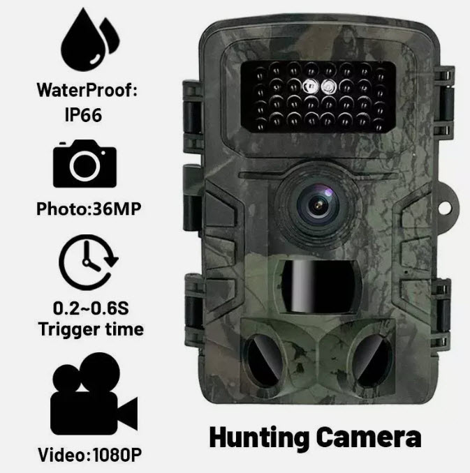 High-definition Wildlife Outdoor Infrared Camera With Screen - Motion ...