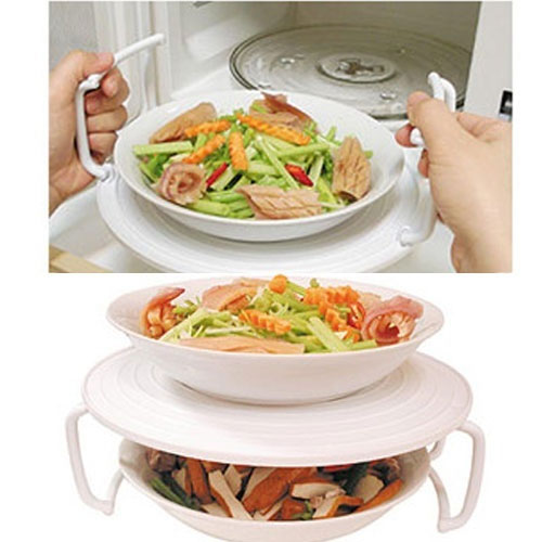 4 IN 1 Microwave Plate Stacker Tray 2 Pack - Get 2 For $7 or 4 For $11 ...