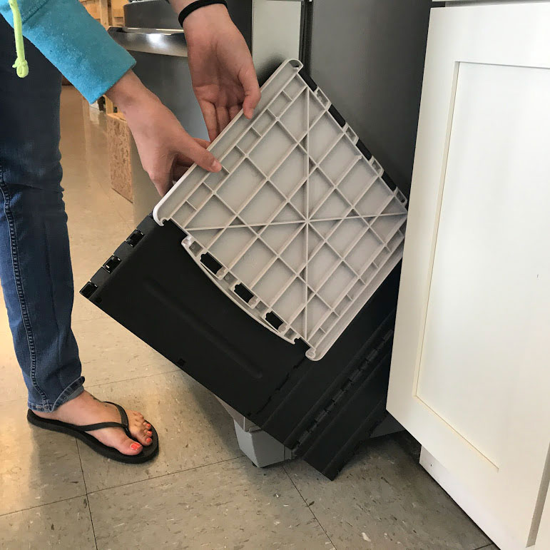 Set of 2 Foldable Storage Step Stool / Seat Storage Container - SHIPS ...