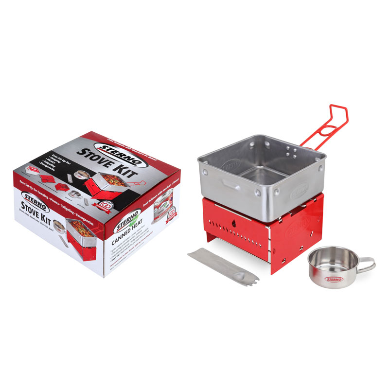 Sterno Camp Stove Kit with Frame and Wind-Shield Panels - 13 Deals