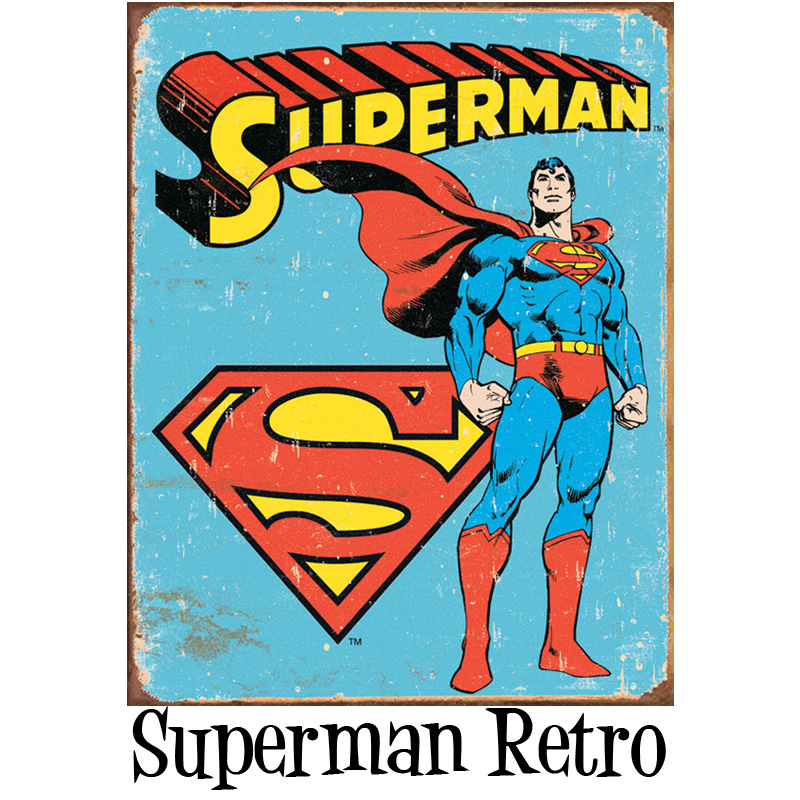 NEW STYLES AVAILABLE - Officially Licensed Retro Comic Book Tin Signs ...