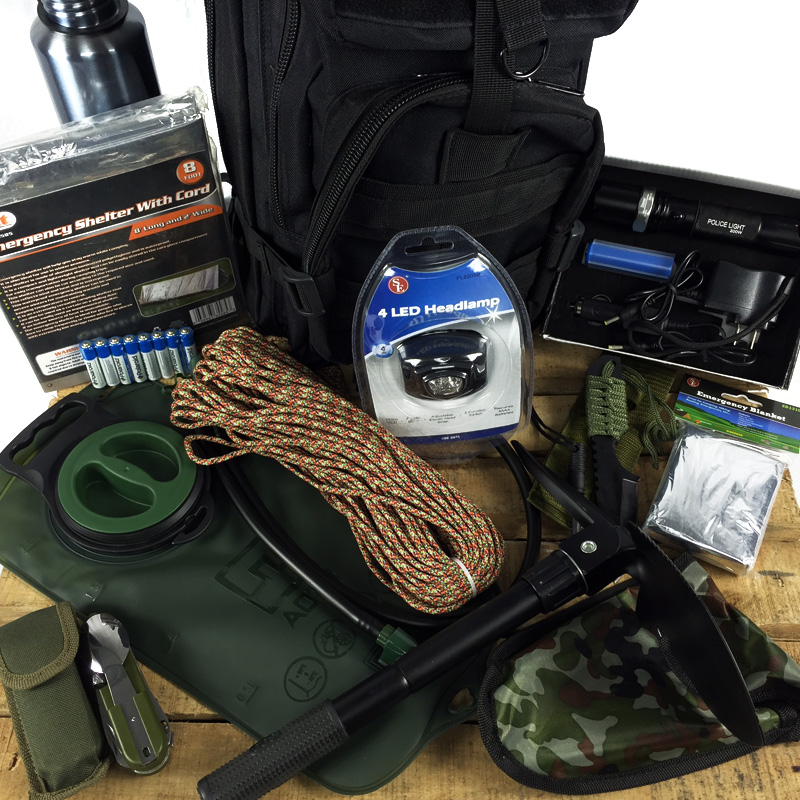 Tactical Molle Survivalist Backpack - Available as bag only or entire ...