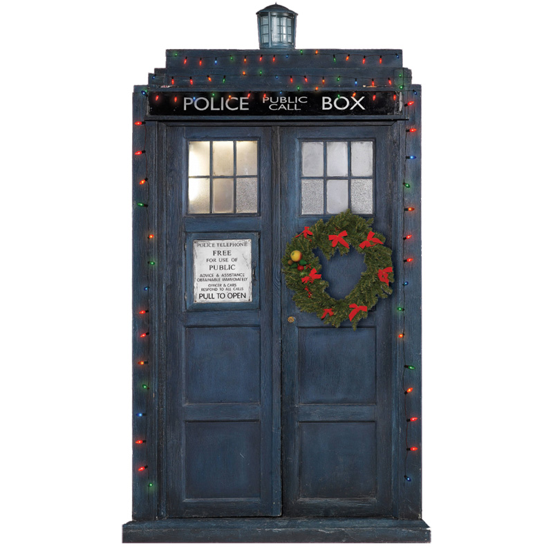 Doctor Who Christmas Tardis - Decal for $4 or Large Repositionable Wall ...