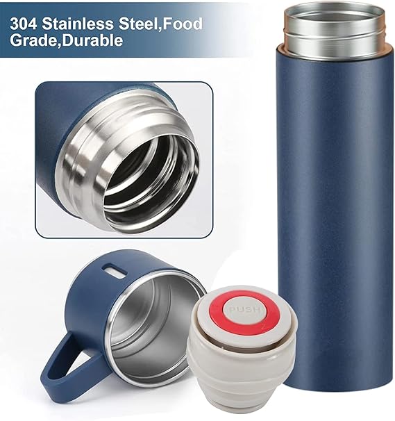 2-PACK of Thermos Stainless Steel Vacuum Sealed Tumbler Set - 16.9 oz ...