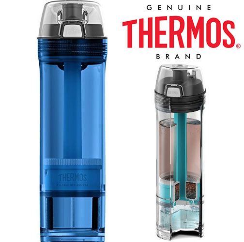 Thermos 22 Ounce Tritan Water Filtration Bottle - Filters the water as ...