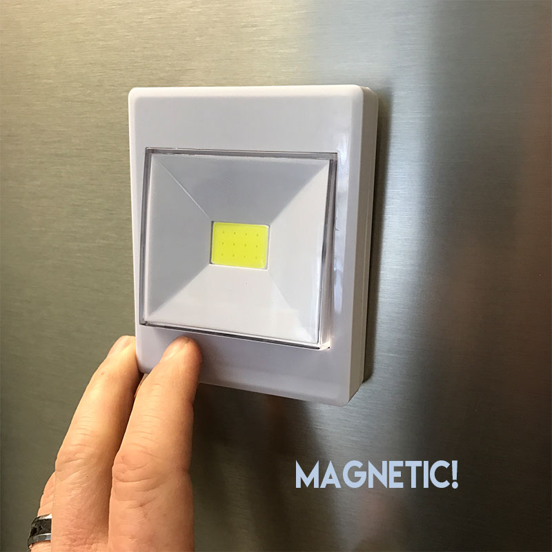 SEE THE VIDEO - VERY Handy COB LED Toggle Light - Attach Anywhere For ...