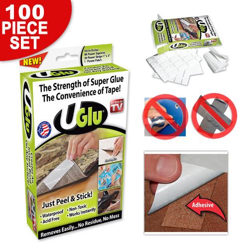 UGlu 100pc Set Adhesive Kit - As Seen On TV! - 13 Deals