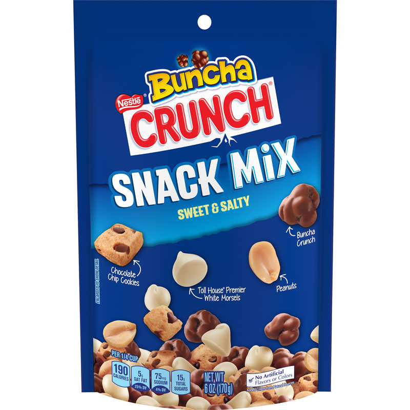 6 Bags of Nestle Buncha Crunch Snack Mix - Sweet & Salty - Over 2 ...