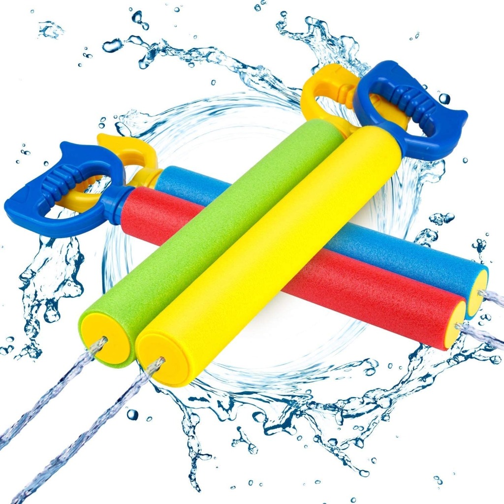 Set of FOUR Foam Water Blasters - Super easy to use and also allows for ...