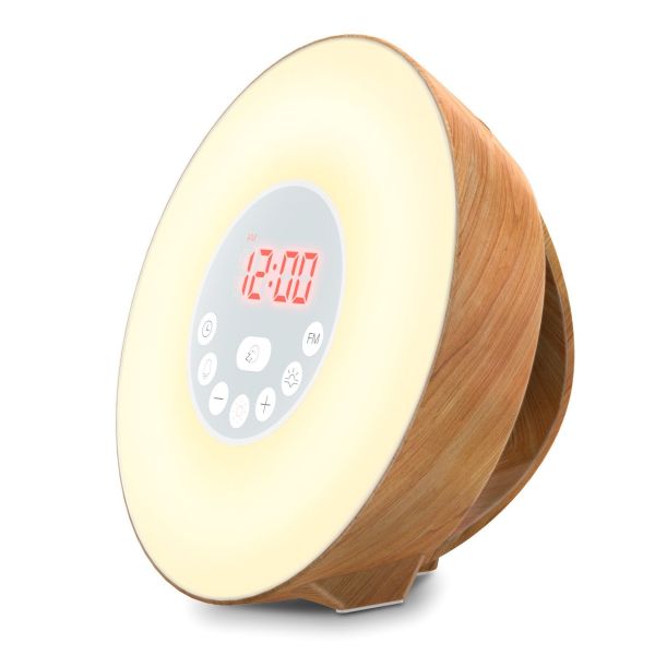 Progressive Sunrise Alarm Clock with 6 Natural Sounds & FM Radios - The ...