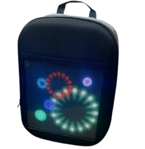 Customizable LED Backpack With Interactive Display Screen - Choose from ...