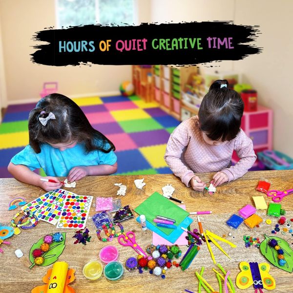 Jumbo Playdate Craft Kit In Reusable Storage Box - Loaded with over ...